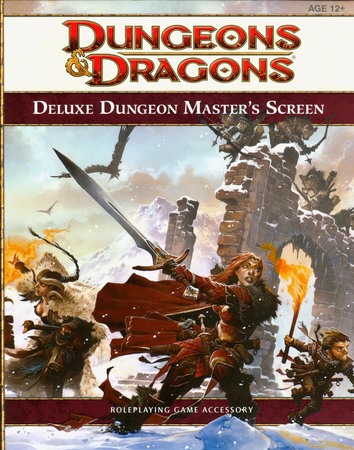 Deluxe Dungeon's Master Screen accessory (D&D 4th Edition RPG)